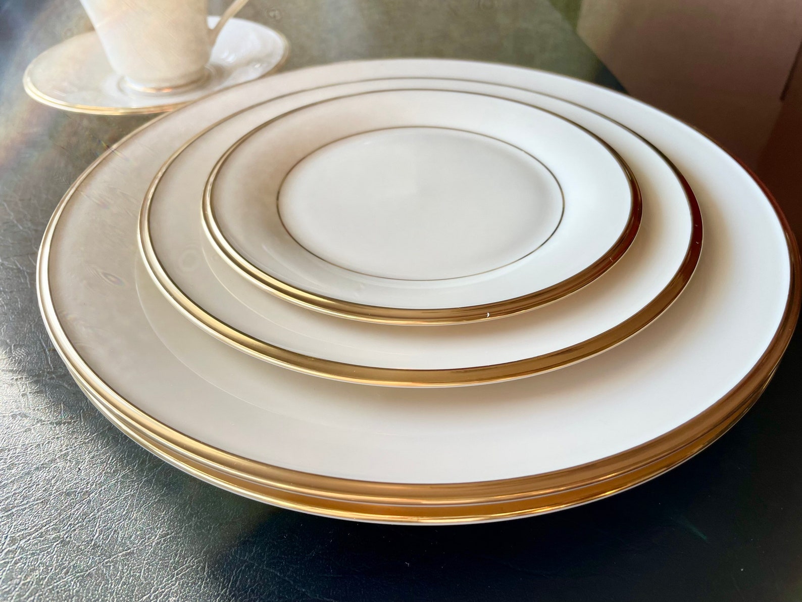 Lenox Eternal China New Old Stock, Unused. Ivory China With Gold Trim ...