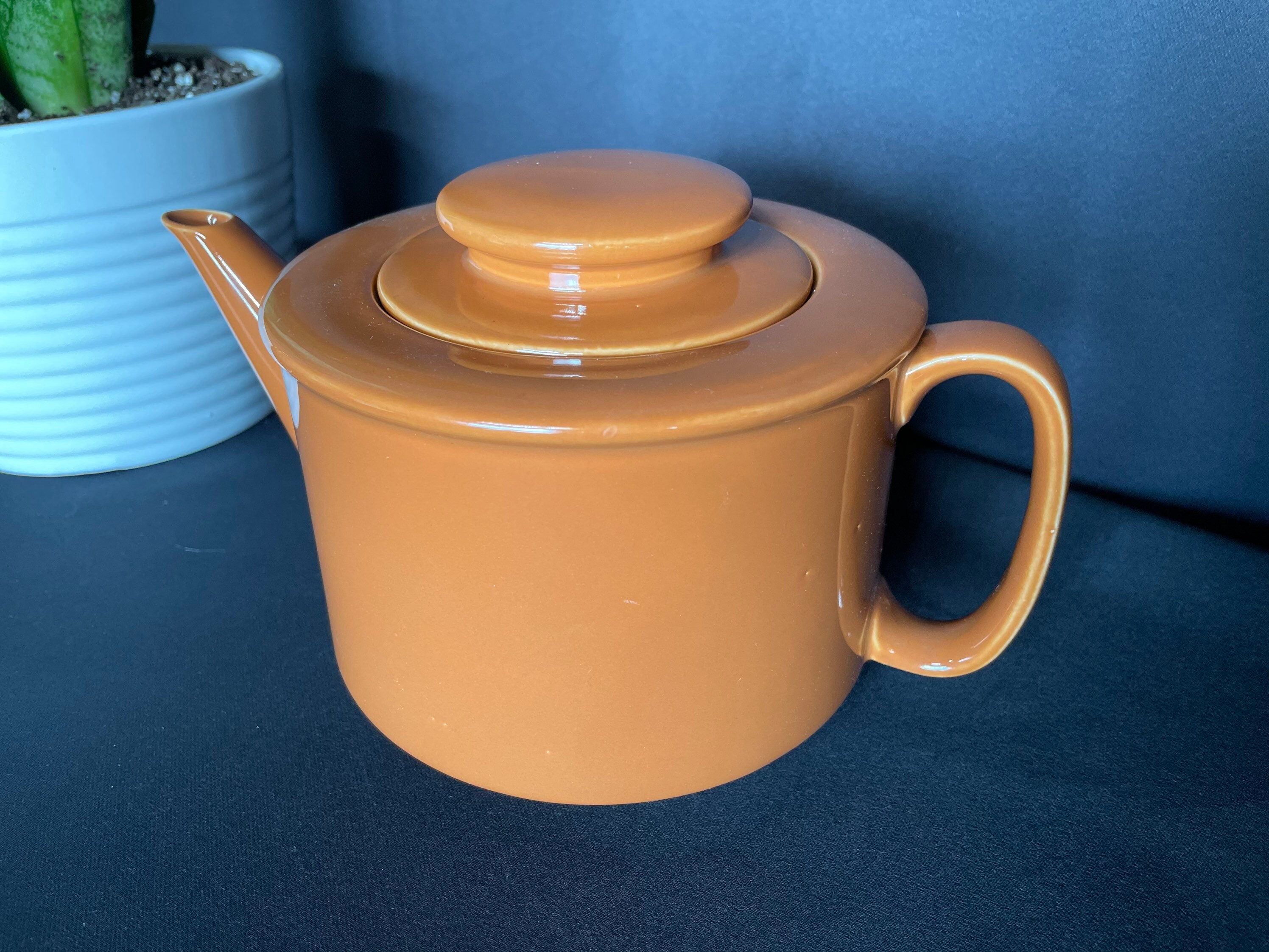 Vintage Tan/caramel Color Copco Sam Lebowitz Teapot 1980s in - Etsy