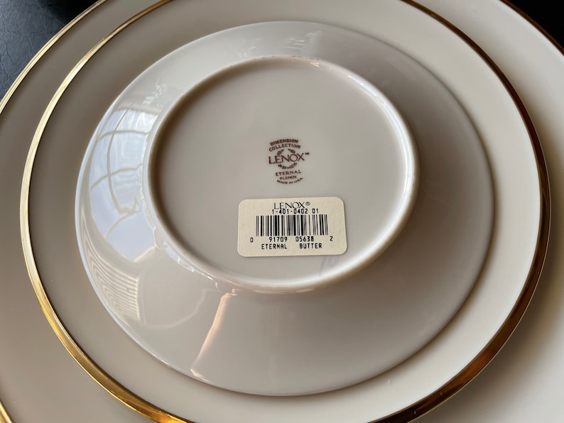 Lenox Eternal China New Old Stock, Unused. Ivory China With Gold Trim ...