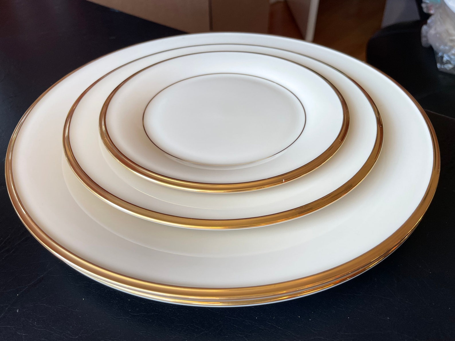 Lenox Eternal China New Old Stock, Unused. Ivory China With Gold Trim ...