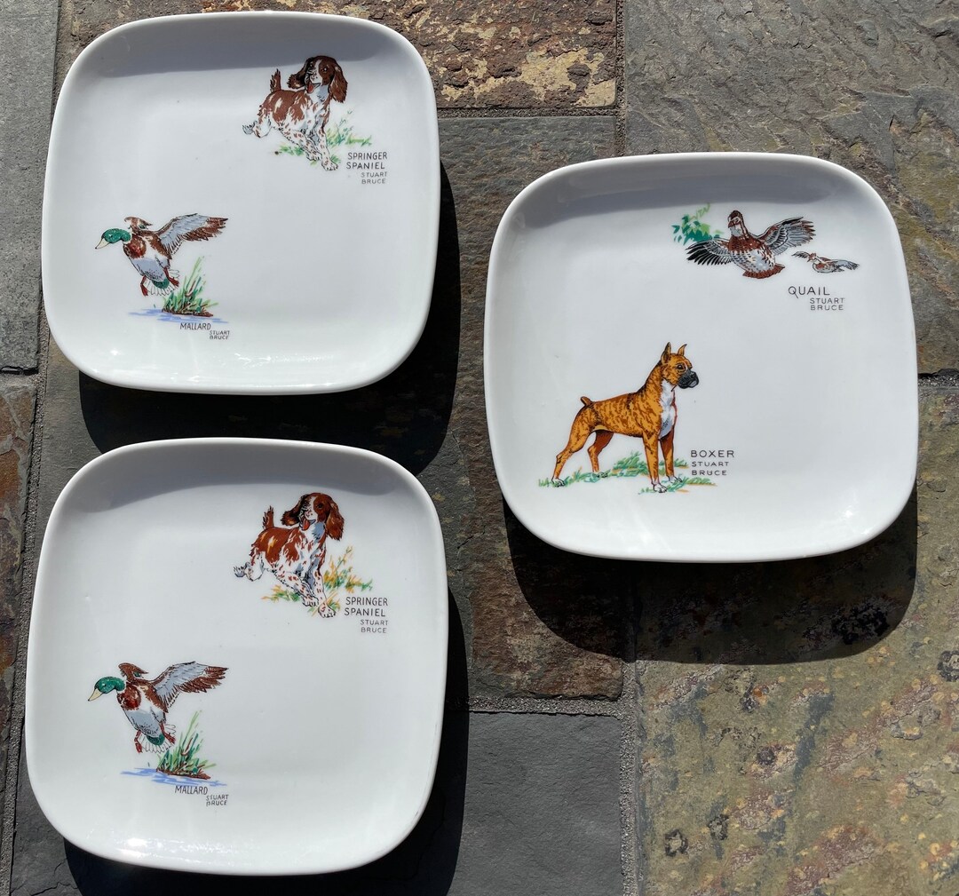 Set of 3 Verbano Porcelain Laveno Stuart Bruce 5 1/4 Inch Vintage ...