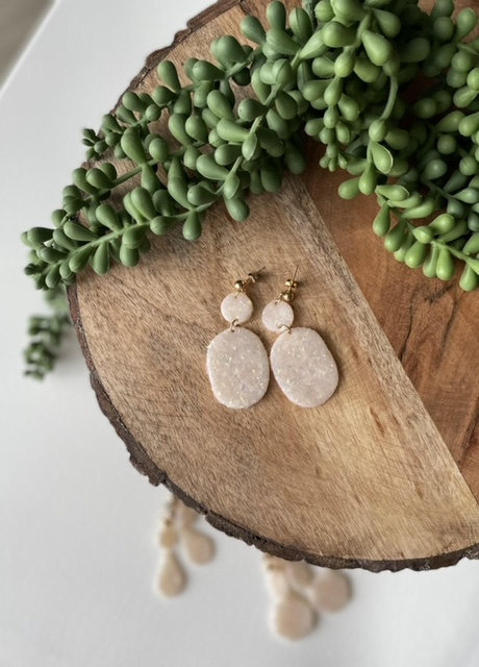 Polymer Clay Earring Opal Clay Collection - Etsy