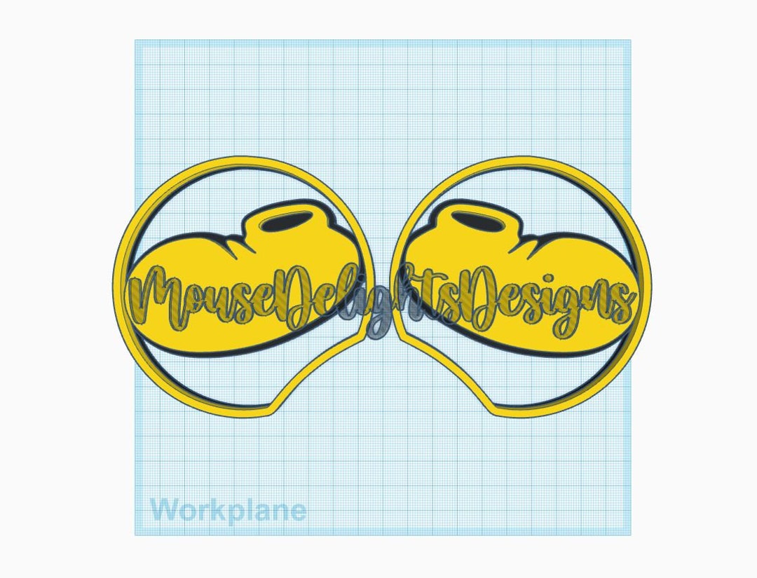 Mickey Shoe Ears Digital STL File - Etsy