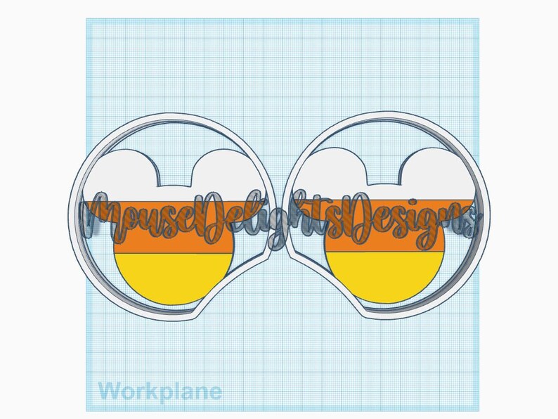 Mickey Candy Corn Ears STL File - Etsy
