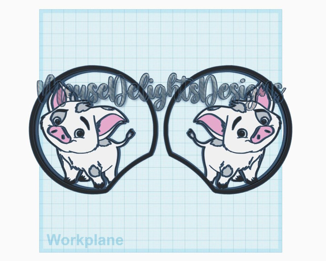 Moana Pua Digital STL File - Etsy