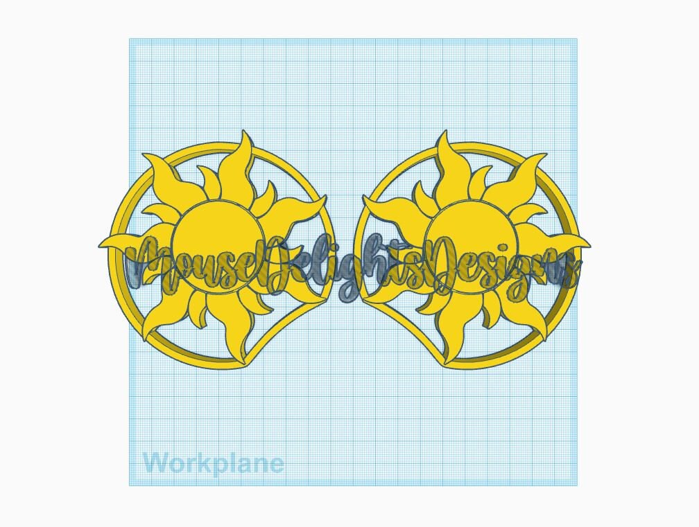 Tangled Rapunzel Sun Ears V2 STL File - Etsy