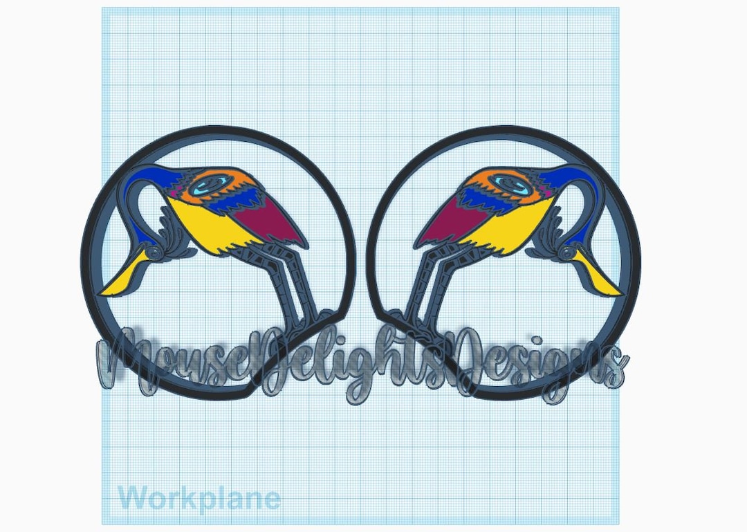 Kevin Bird Ears STL File - Etsy