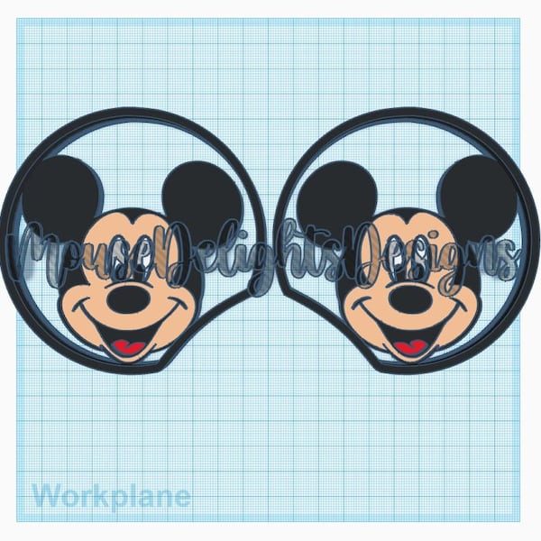 3d Printed Mickey Ears File - Etsy
