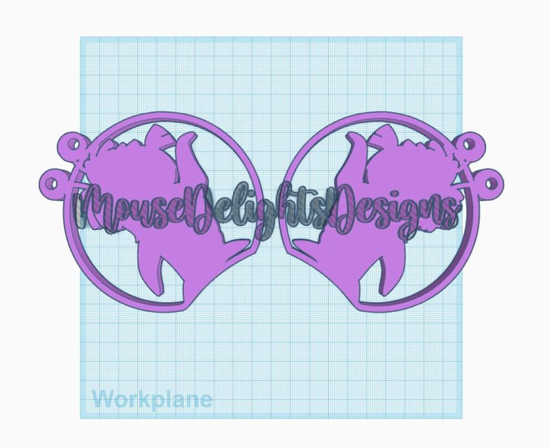 Boo Costume Monsters Inc Ears Digital STL File - Etsy