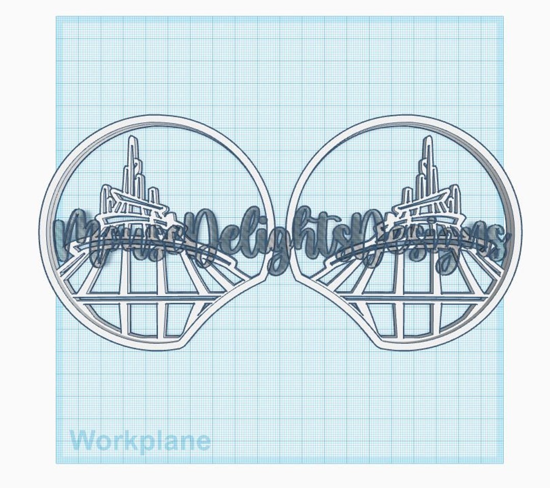 Space Mountain Ears SIMPLE STL File - Etsy
