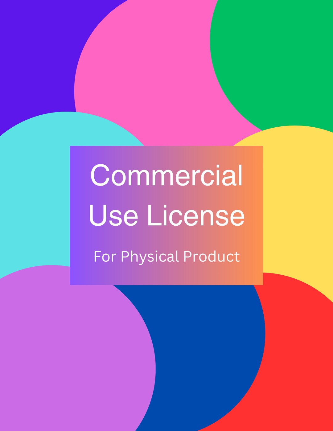 Single Commercial Use License - Etsy