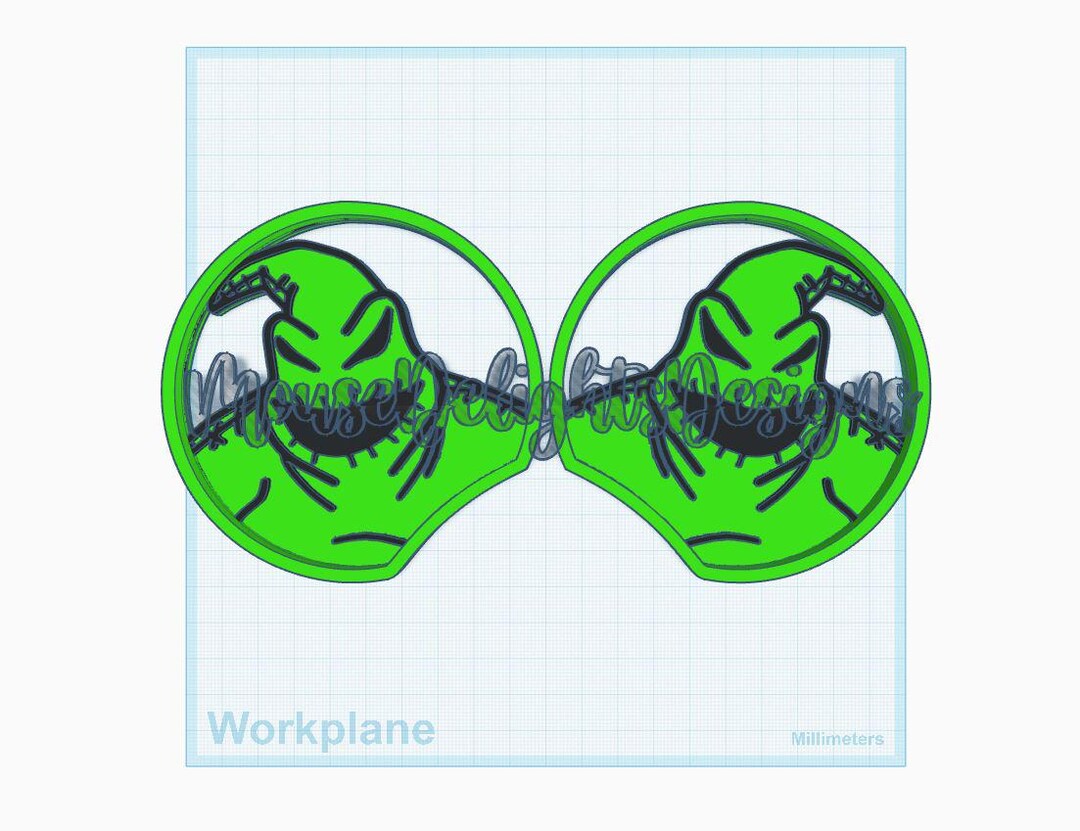 Oogie Boogie V2 3D Ears STL Digital File - Etsy