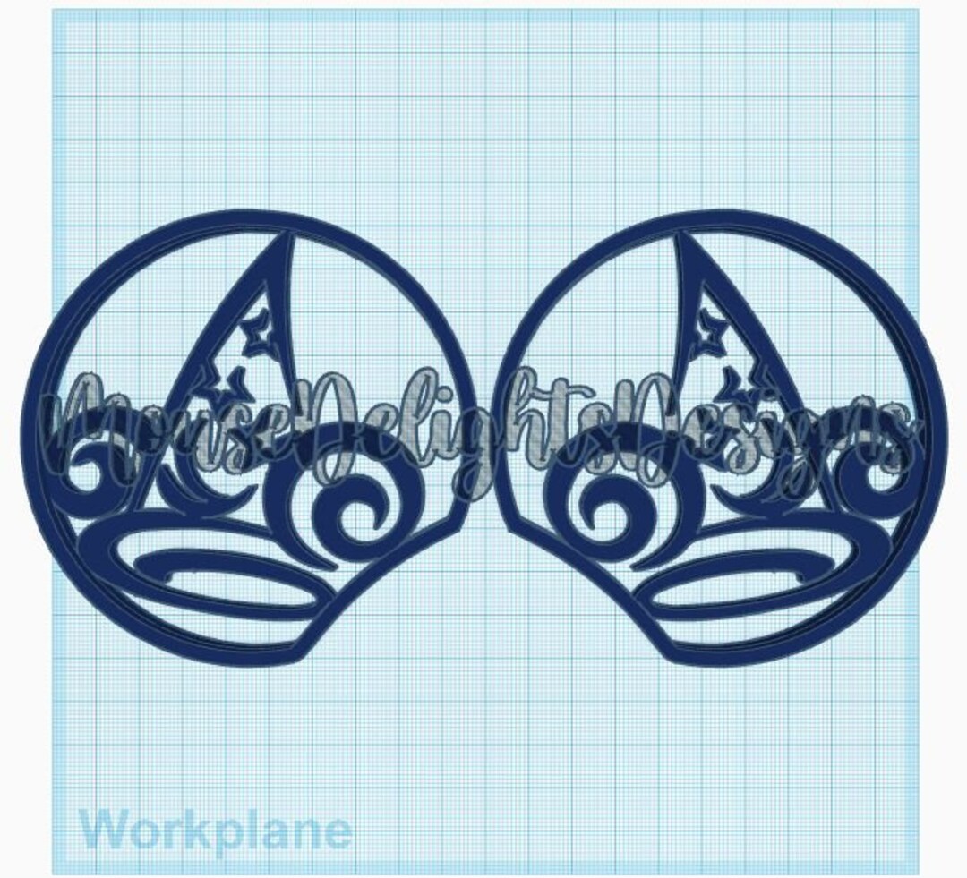 Mickey Sorcerer Hat Ears STL File - Etsy