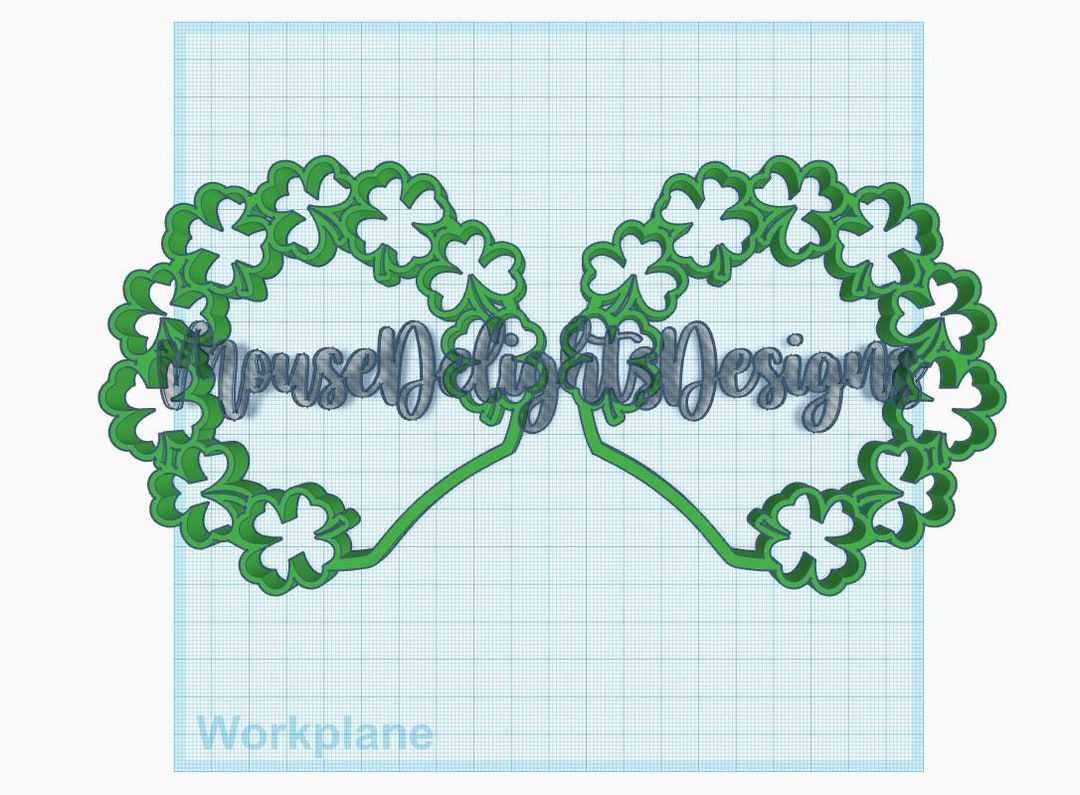 St Patrick's Day Shamrock Ears STL File - Etsy