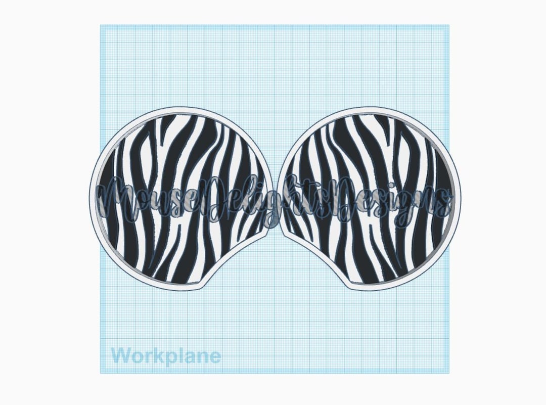 Animal Print Zebra Ears Digital STL File - Etsy