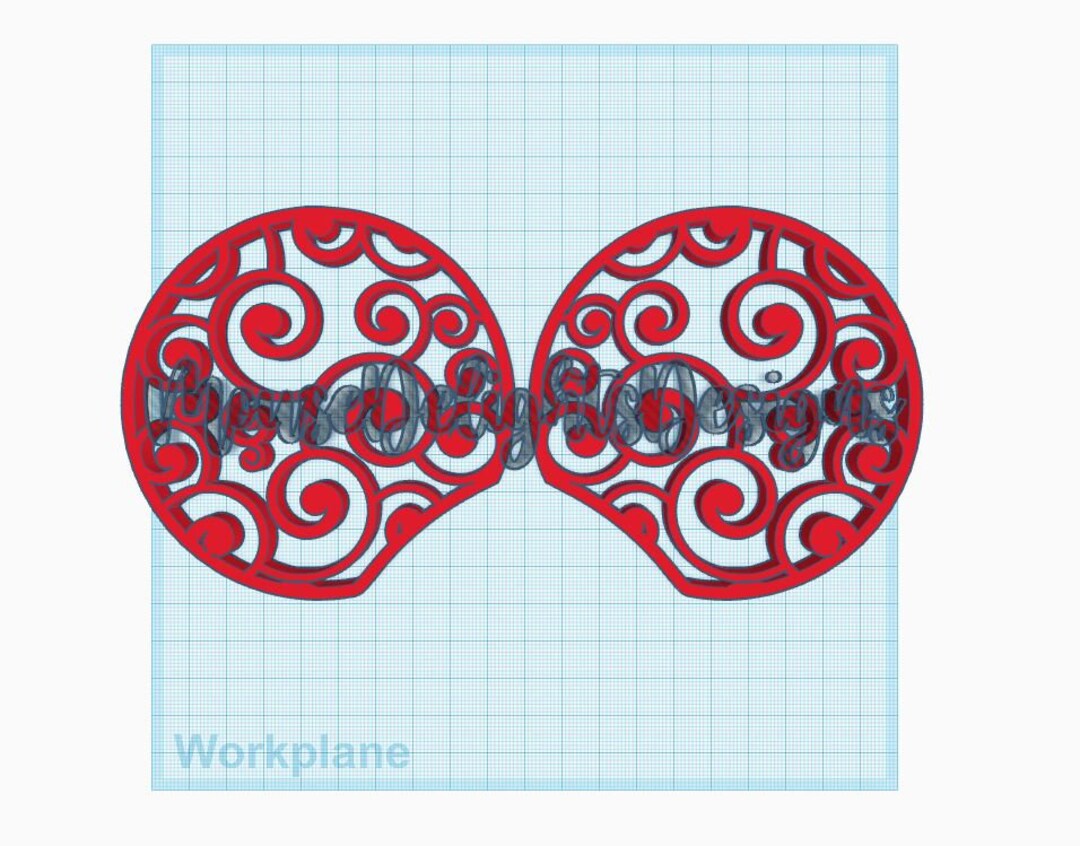 Swirl Flourish Ears STL File - Etsy