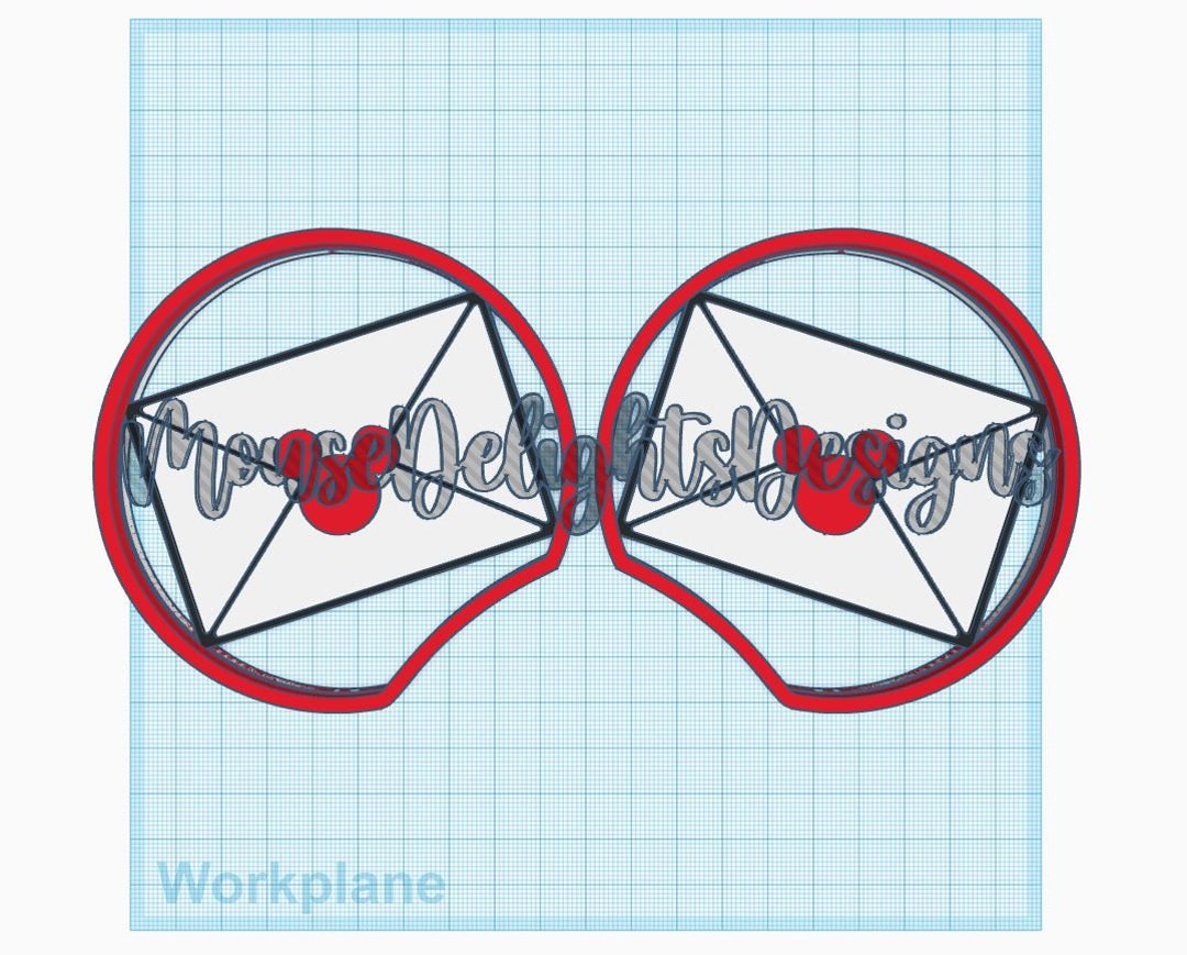 Mickey Valentine Mail Ears STL File - Etsy
