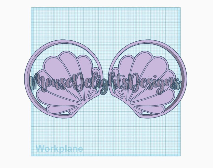 Mermaid Shell Ears V3 Ears STL File - Etsy
