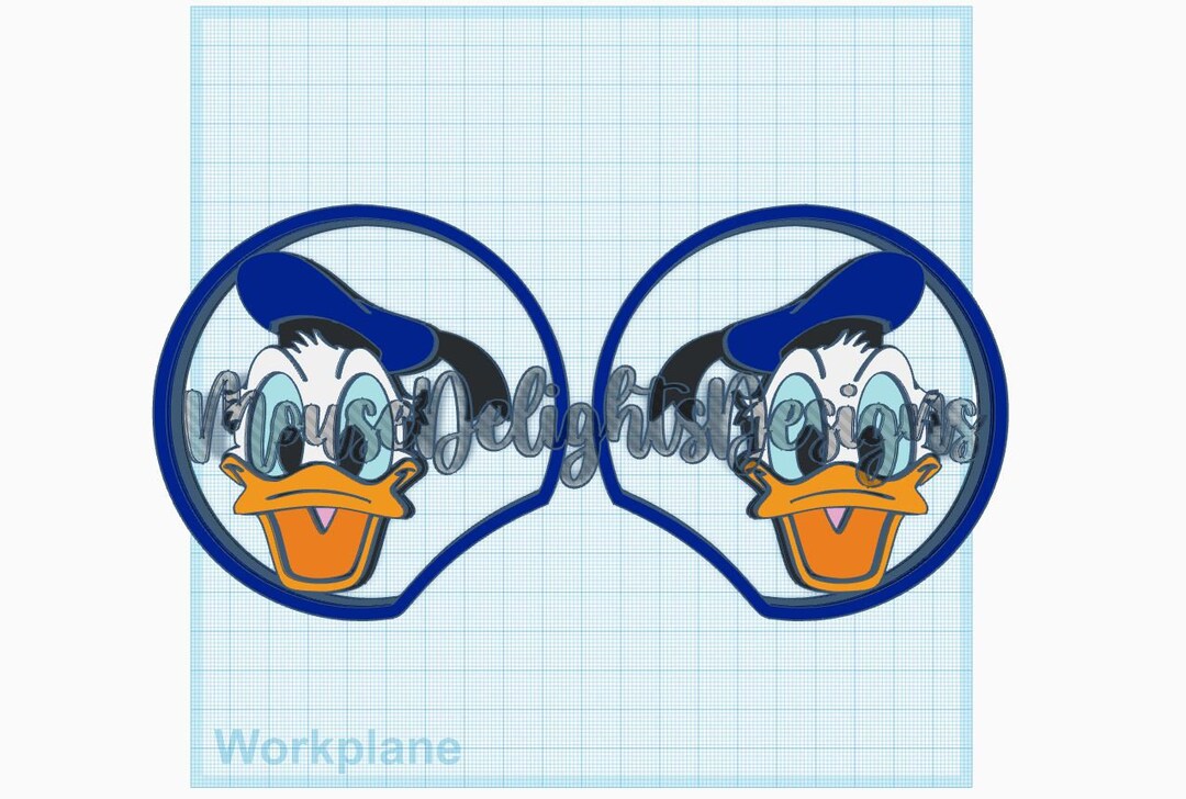 Donald Duck Ears STL File - Etsy