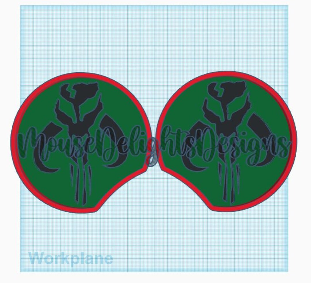 Star Wars Mandalorian Emblem Ears STL File - Etsy