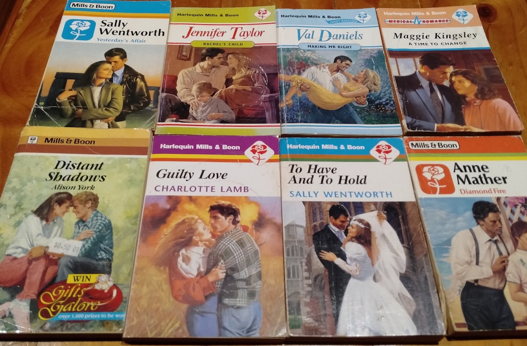 Bundles of Mills & Boons Books 1970s to 2000s. - Etsy Australia