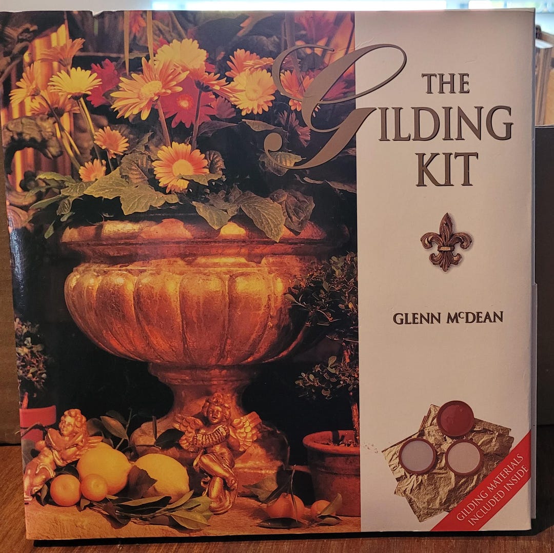 Gold Gilding Book With Gold Leaf Sheets - Etsy