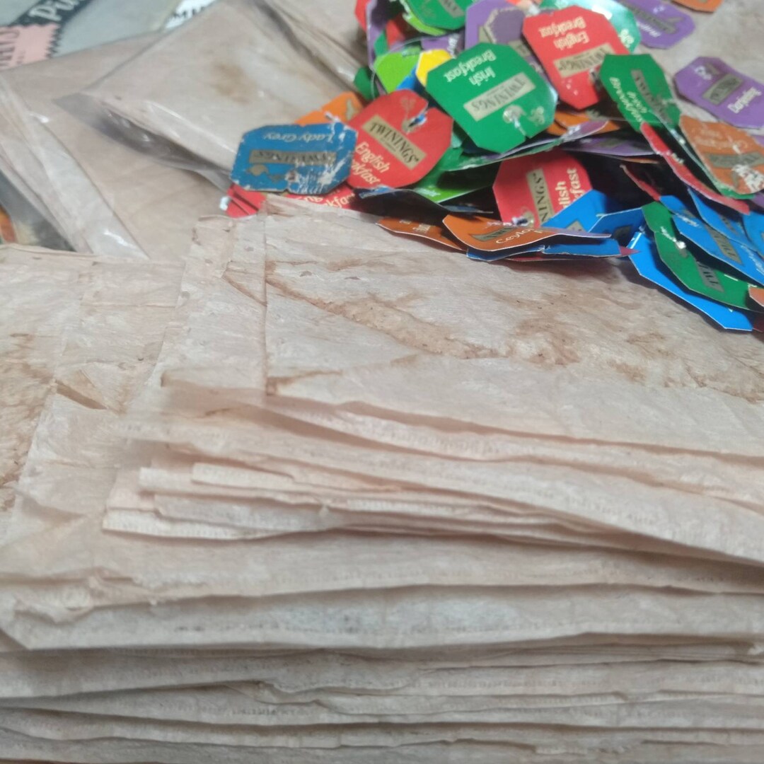 30 Tea Bag Papers for Junk Journal Ephemera and Tags 100, Crafting Fun ...
