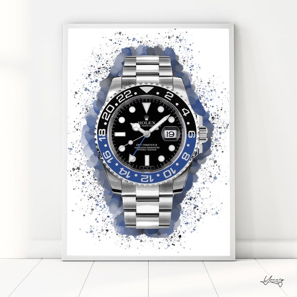 Rolex Wall Art - Etsy