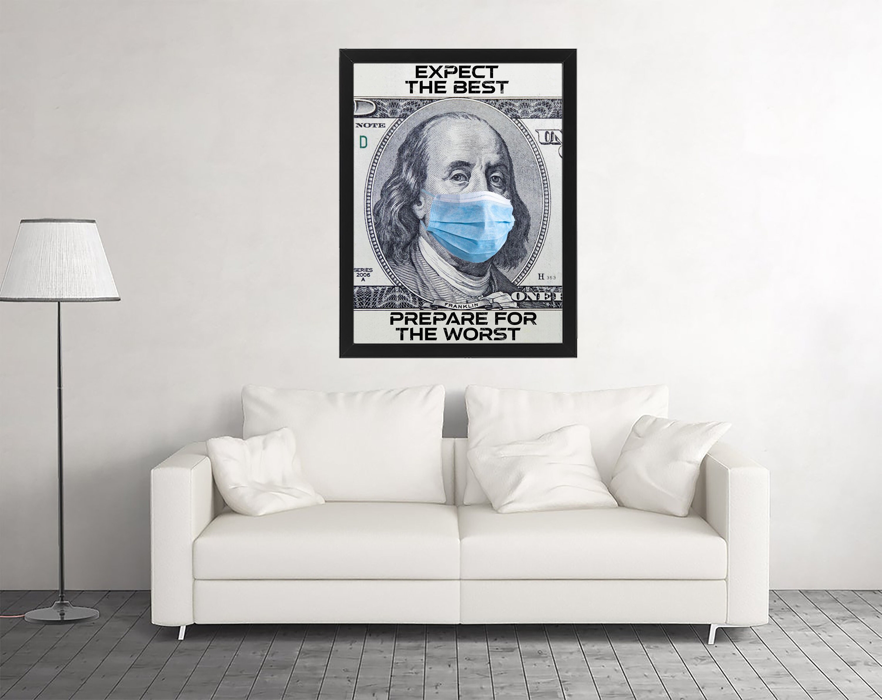 Hundred Dollar Bill Motivational Wall Art Print Poster - Etsy