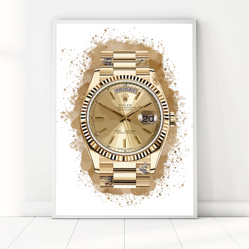 Rolex Wall Art - Etsy
