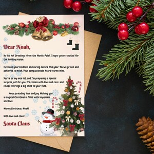 Customizable Letter From Santa: Perfect Christmas Gift for Kids ...