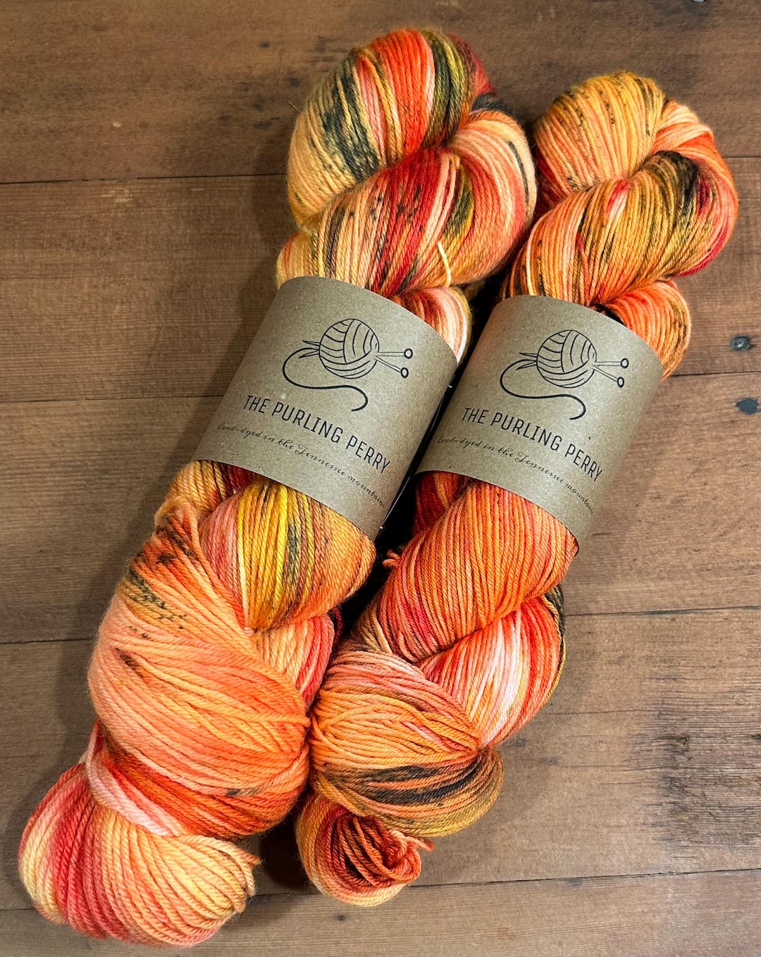 Autumn, Hand Dyed Yarn, Indie Dyed Yarn, Merino Yarn, Sock Yarn ...