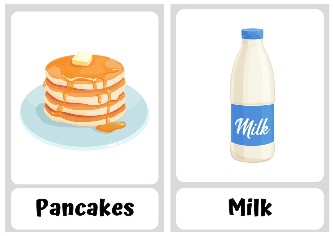 Pancake Day Flashcards - Etsy