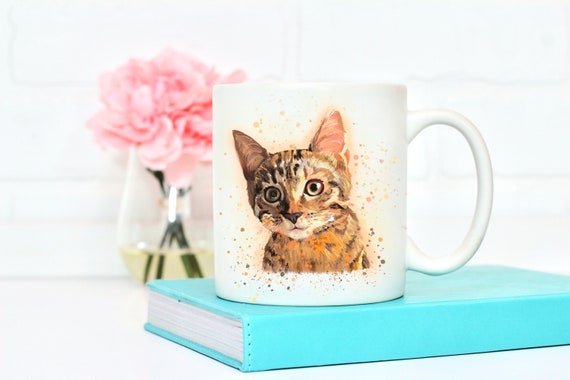 Tabby Cat Mug Tabby Cat Gifts Tabby Cat Coffee Mug Tabby - Etsy