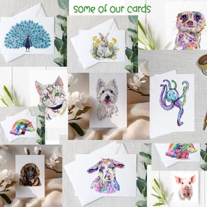 Purple Emu Birthday Card, Greeting Card for All Occasions, Wild Animal ...