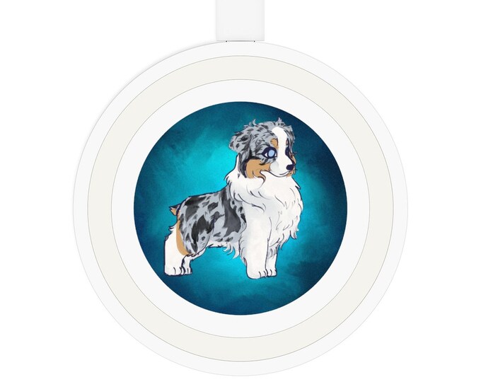 Cute Puppy Stickers Australian Shepherd Puppy Red Merle - Etsy