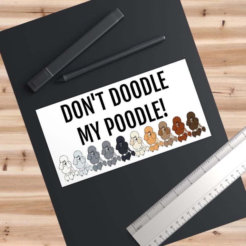 Poodle Magnet - Etsy