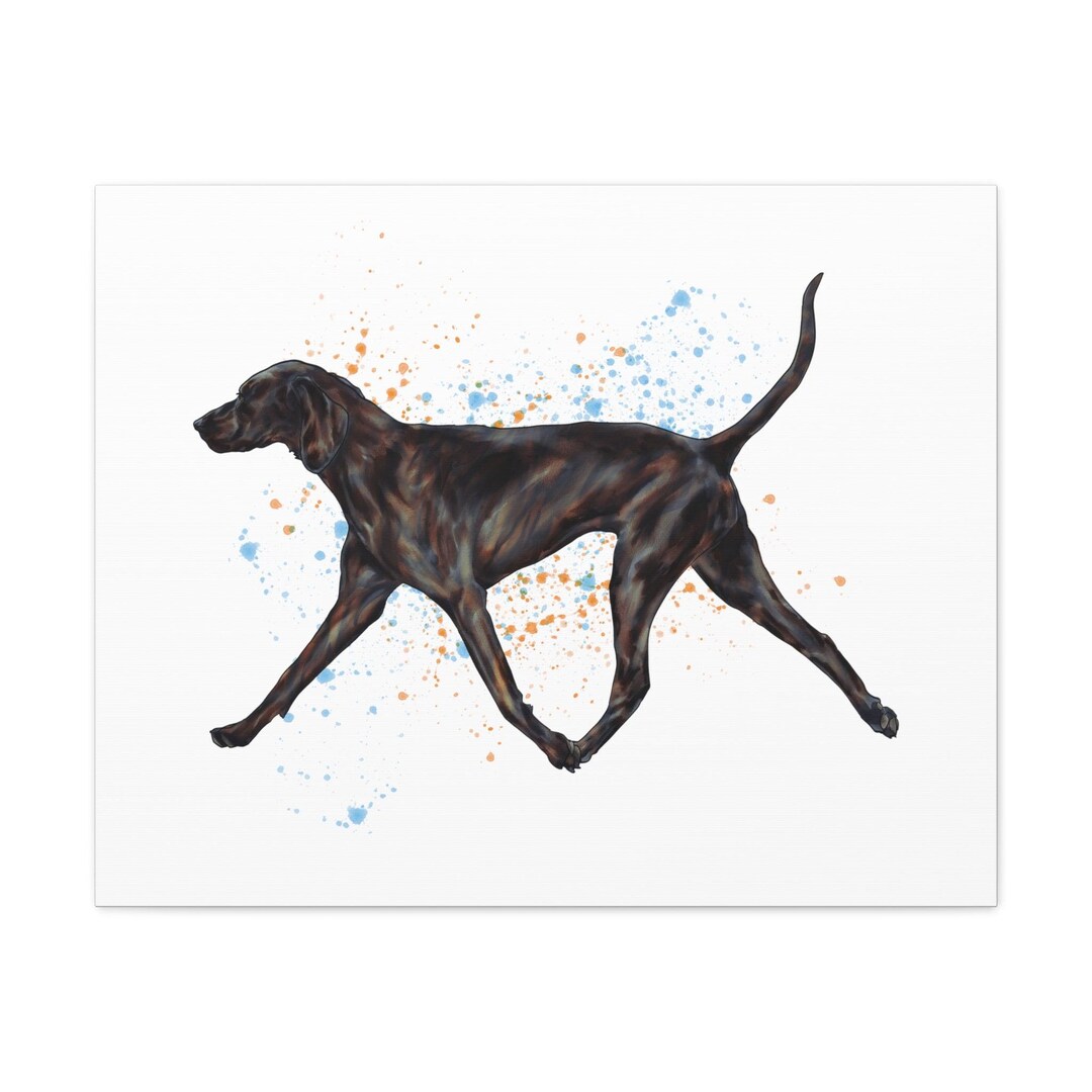 Brindle Plott Hound Gaiting Movement Well Bred Wall Art Akc Breeds ...