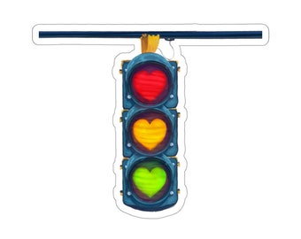 Traffic Light Stickers - Etsy