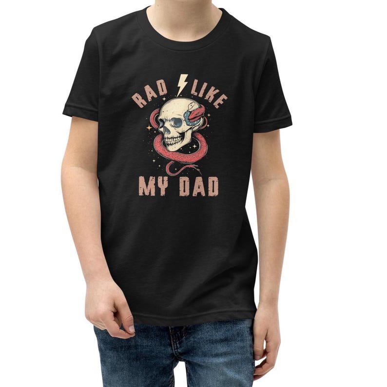 Rad Like My Dad Rad Dad Society Youth Kids Short Sleeve T-shirt - Etsy