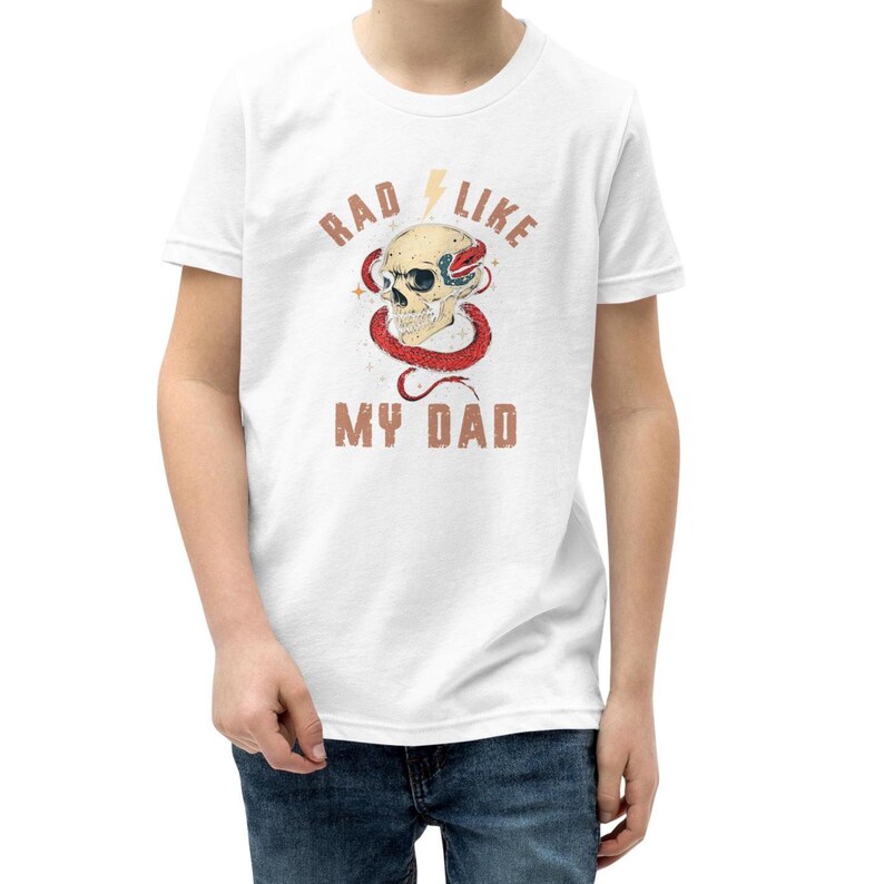 Rad Like My Dad Rad Dad Society Youth Kids Short Sleeve T-shirt - Etsy