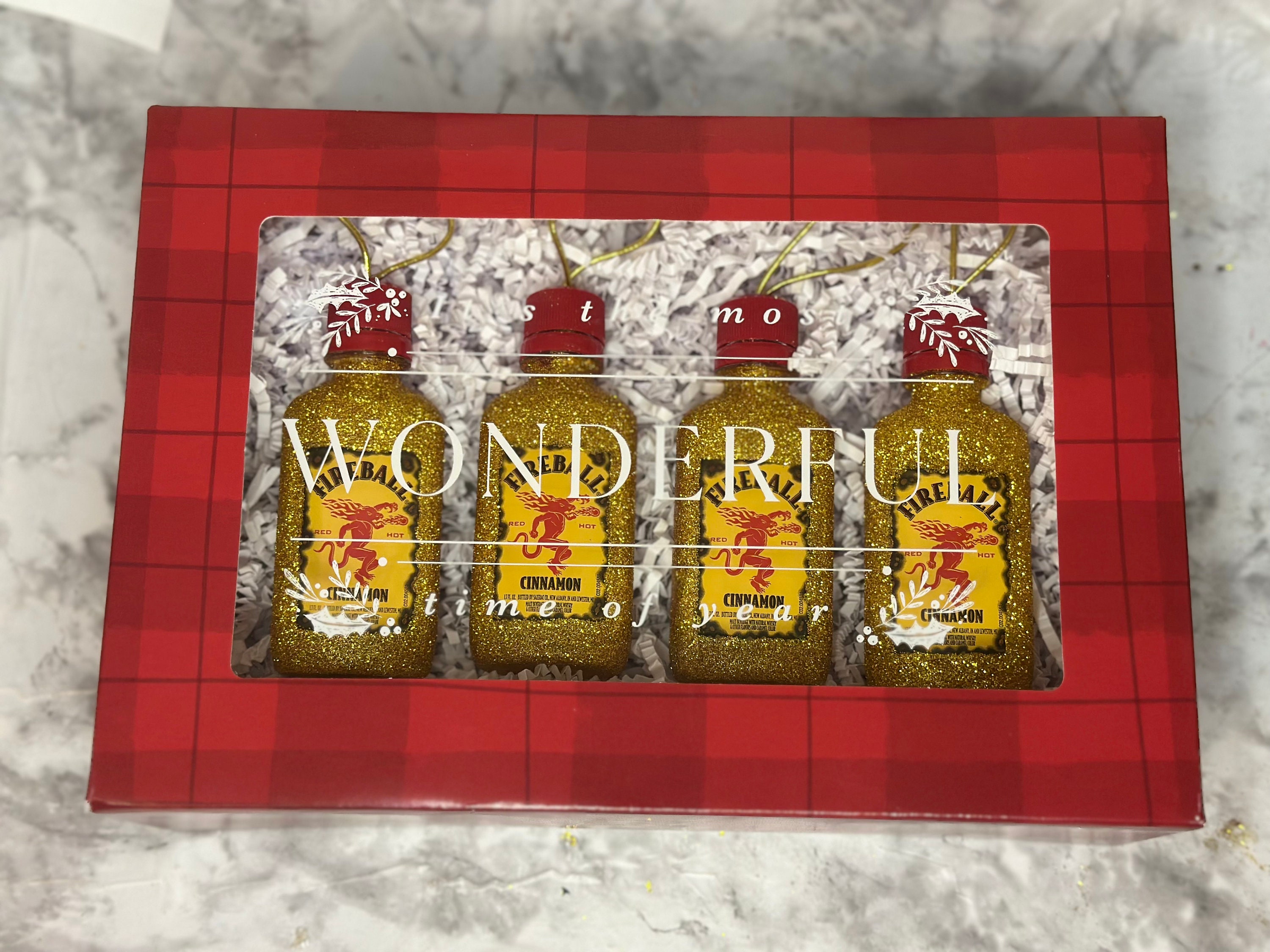 Fireball Whiskey Christmas Ornaments - Etsy
