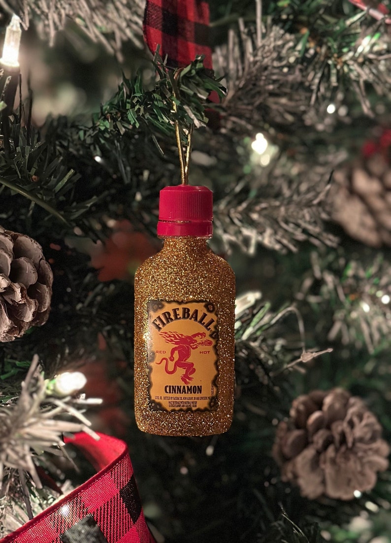 Fireball Whiskey Christmas Ornaments - Etsy