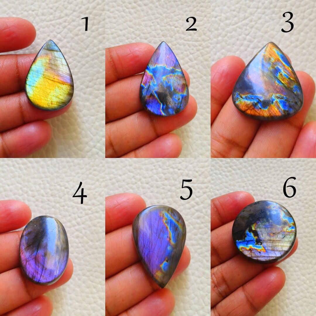 Amazing Top Quality Mix Shape Labradorite Natural Labradorite Purple ...