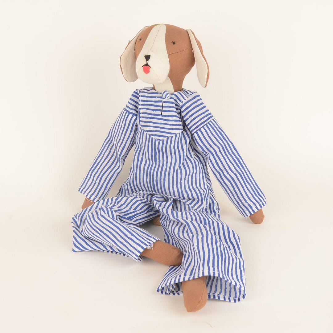 Max the Dog - Handmade Stuffed Animal - Sustainable Cotton Stuffed Toy ...