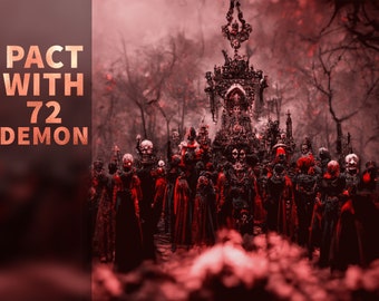 Powerful Pact With 72 Demons/pact With Ars Goetia 72 Demons - Etsy