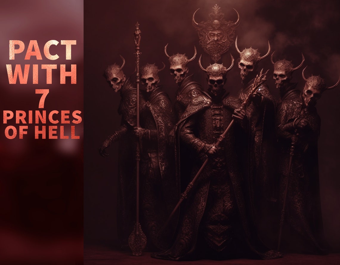 7 Princes of Hell Pact Most Powerful Demonic Pact - Etsy