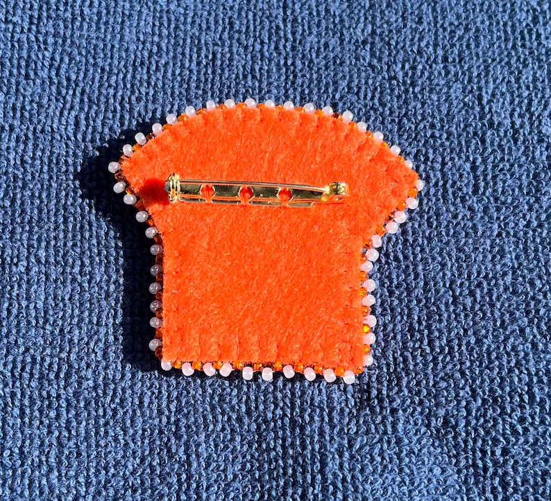 Sparkling Orange Shirt Pin - Etsy