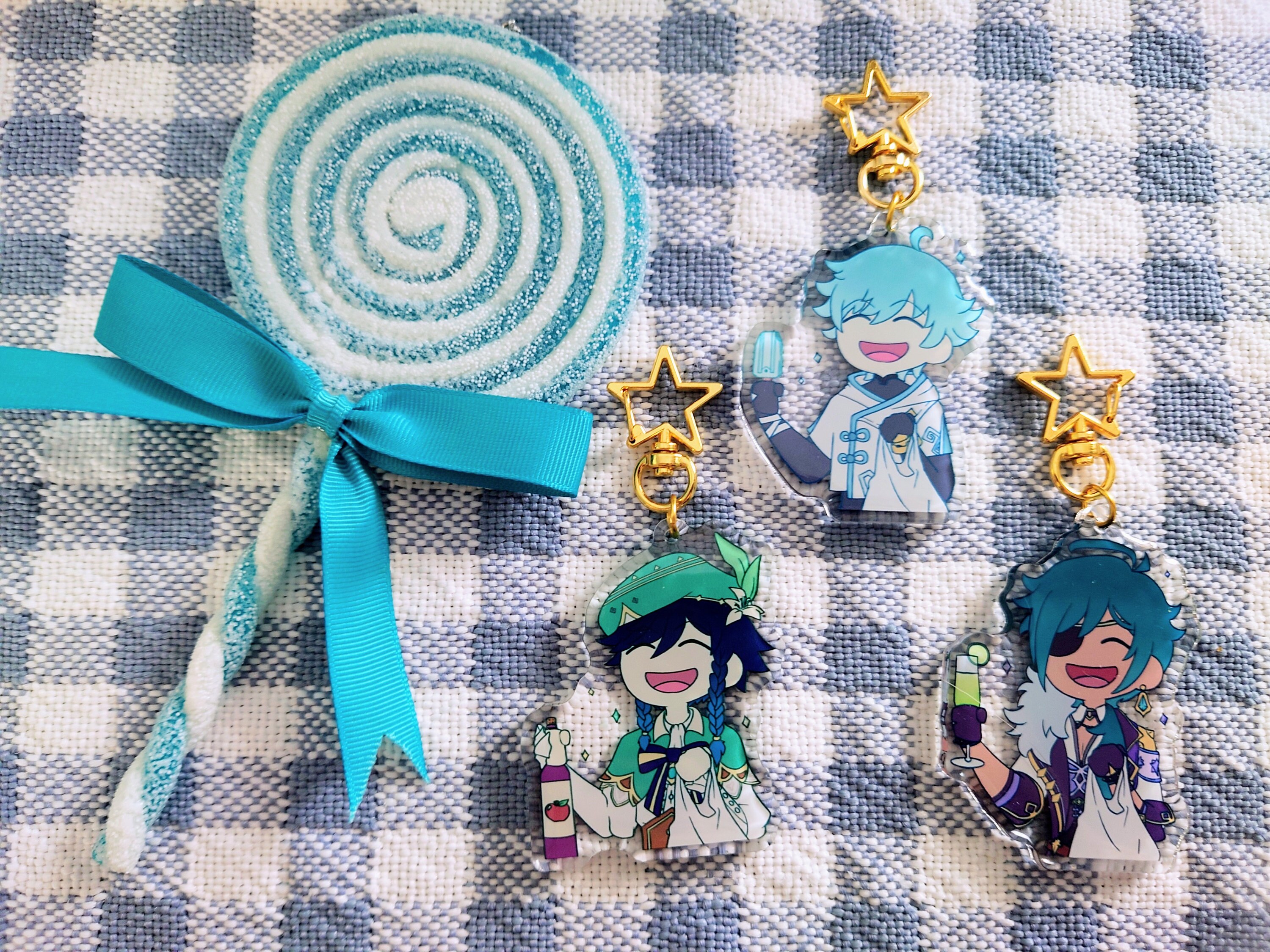 Genshin Impact Leekspin/ Loituma Girl Meme Epoxy Charms - Etsy