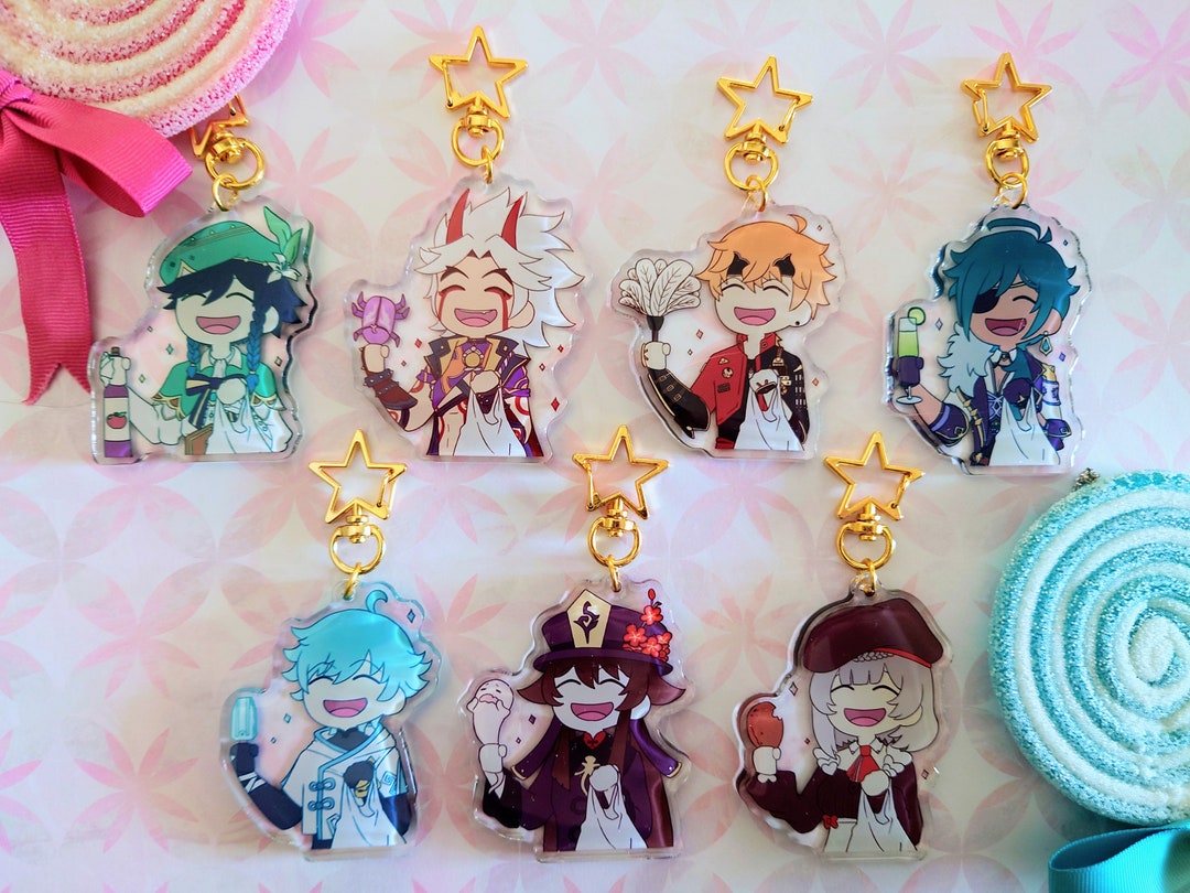 Genshin Impact Leekspin/ Loituma Girl Meme Epoxy Charms - Etsy